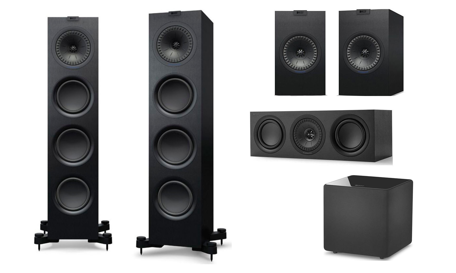 KEF - Q750 CINEMA PACK Sub Kef Kube8b - Style Sound - Tienda Alta ...